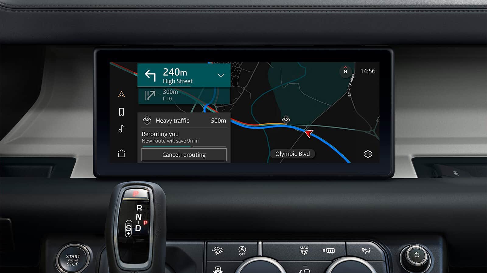 Atualizações de navegação do veículo e do mapa do InControl - Land Rover